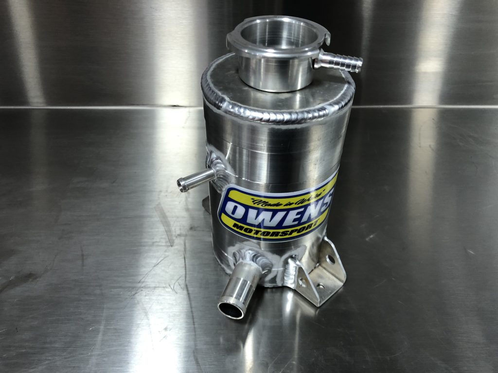 Classic mini aluminium header tank | Owens Fabrication